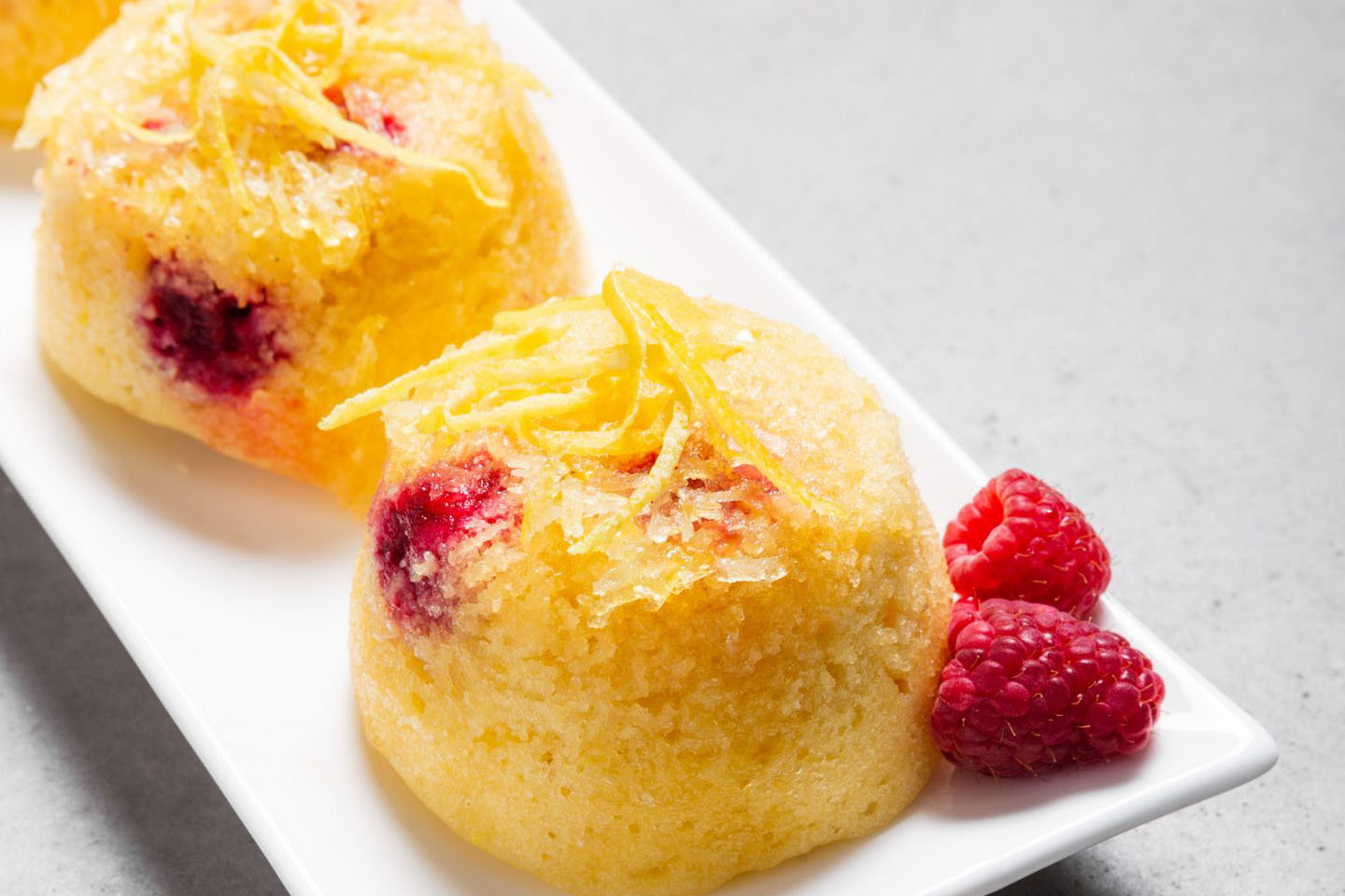 Recipe: Dairy Free Lemon & Raspberry Steam Cakes - UnserHaus